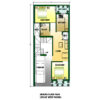 20x45 West Facing House Plan - House Map Studio